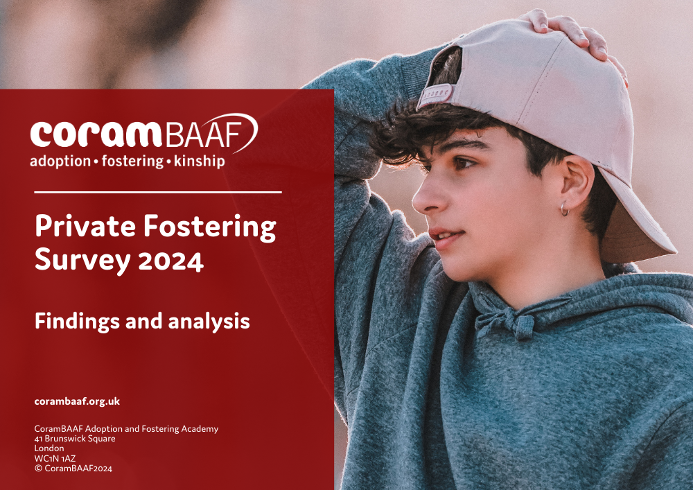 Report published: private fostering survey 2024 – findings and analysis | CoramBAAF